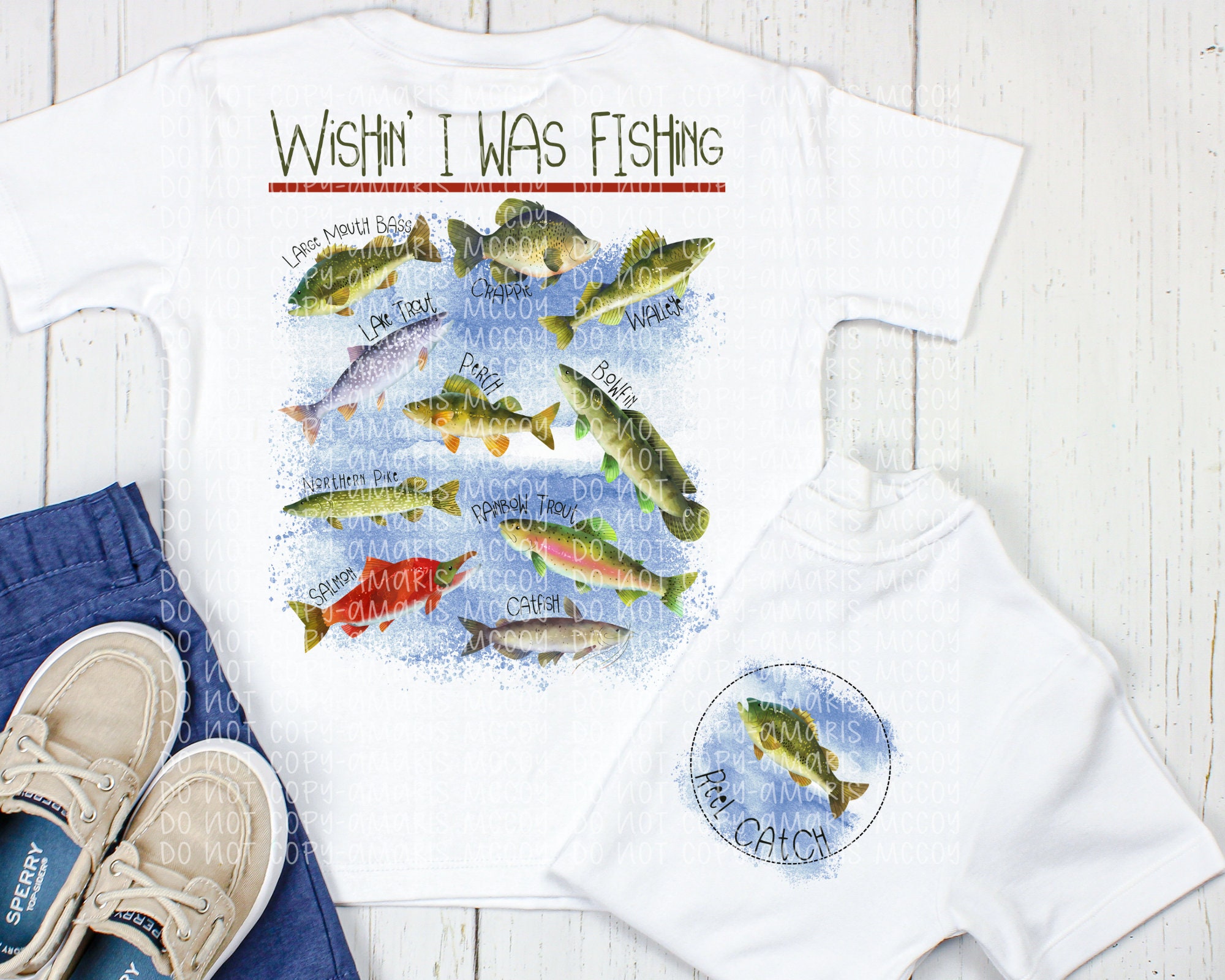 Fishing DIGITAL DOWNLOAD - Fresh Fish Design - Fisherman Kids PNG ...