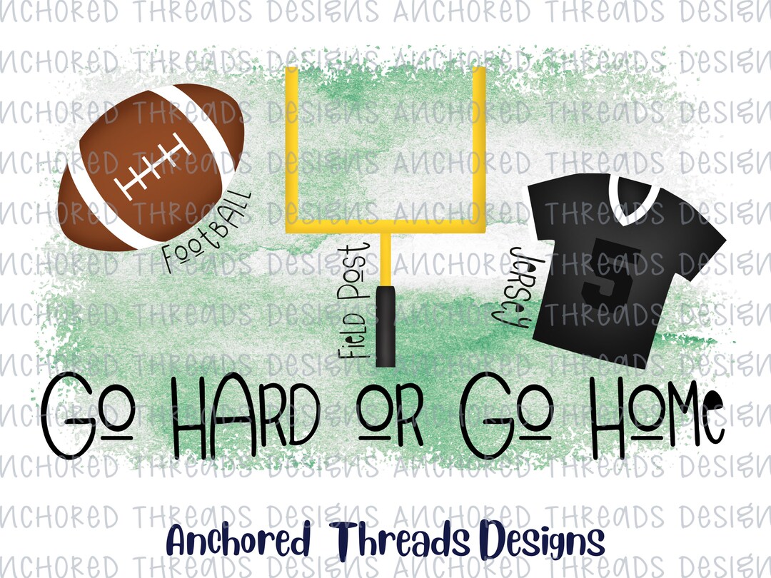 Football Trio DIGITAL DOWNLOAD - Black Football Design - Football Kids ...