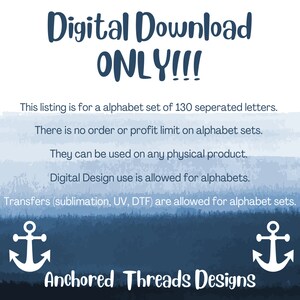 Modern Alpha - Two Tone Alpha - PNG Alphabet - Bright Rainbow - Sketchy ...