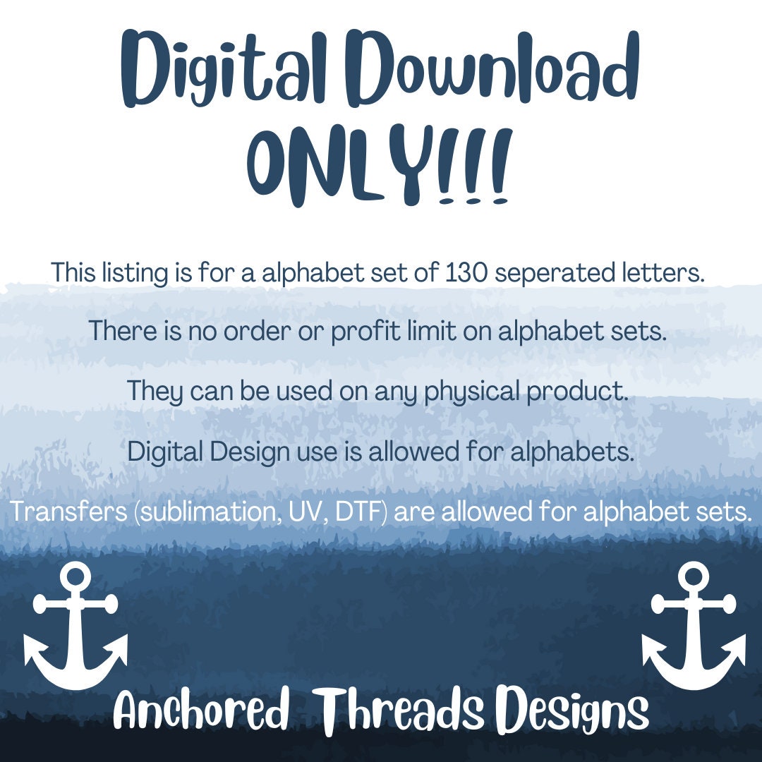 Modern Alpha - Two Tone Alpha - PNG Alphabet - Bright Rainbow - Sketchy ...