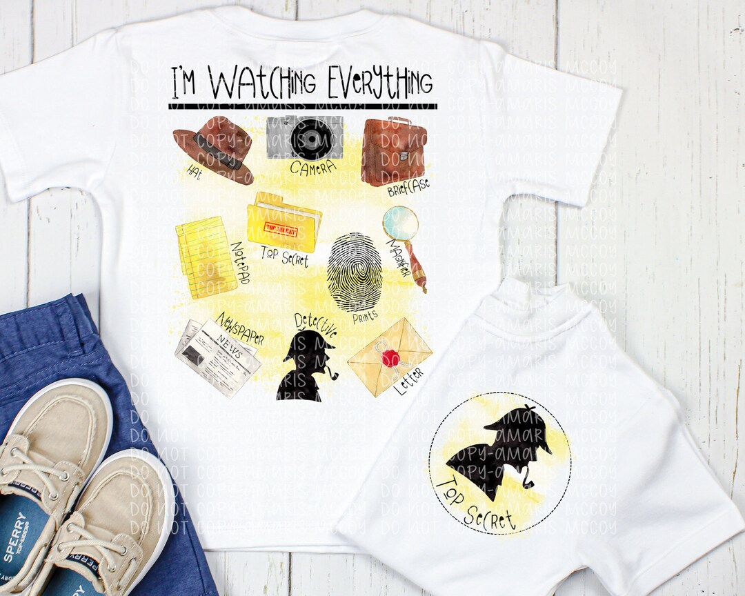 Detective DIGITAL DOWNLOAD - Retro Dectective Design - Private ...
