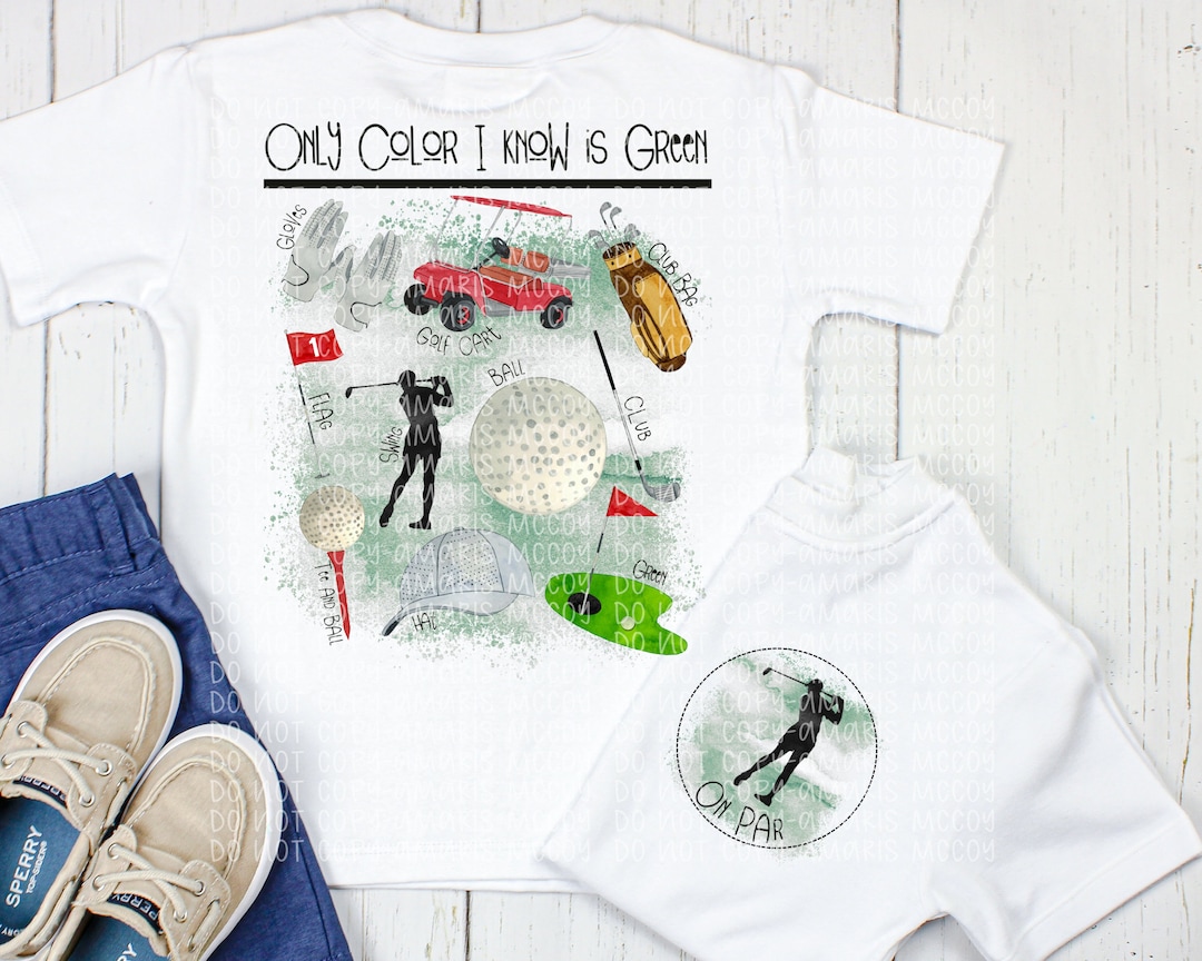 Golf DIGITAL DOWNLOAD Putting Green Design Golf Kids PNG Kids Golf ...