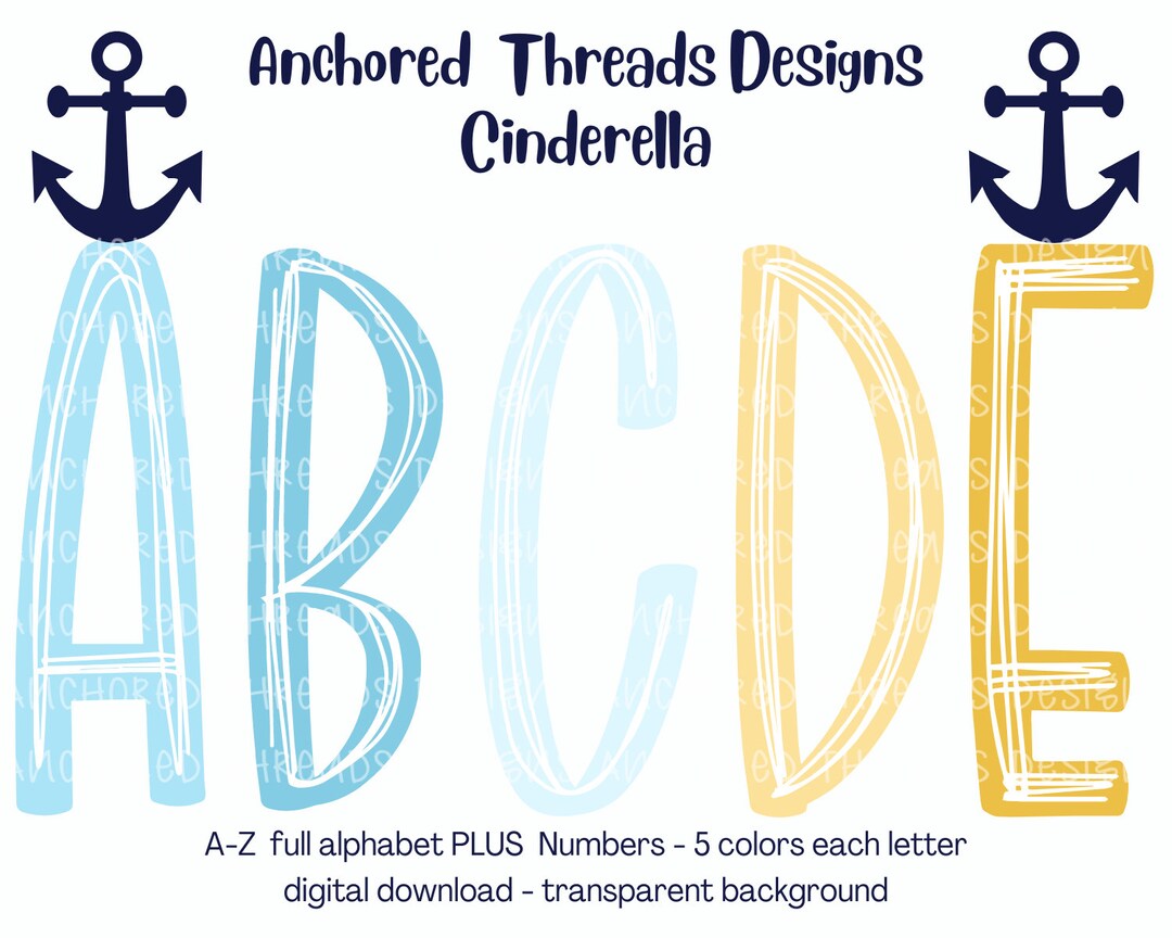 Sketch Alpha - Cinderella - PNG Alphabet - Princess Colors - Sketchy ...