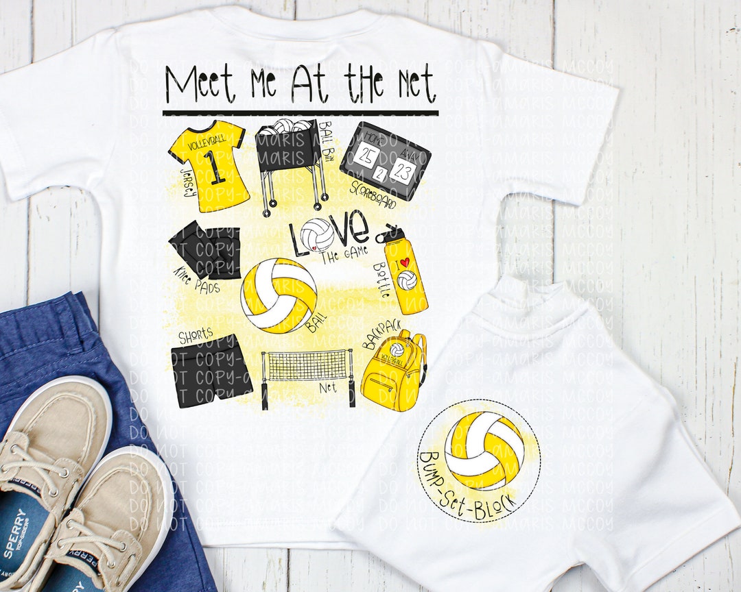 Yellow Volleyball DIGITAL DOWNLOAD - Volleyball Design - Volleyball ...