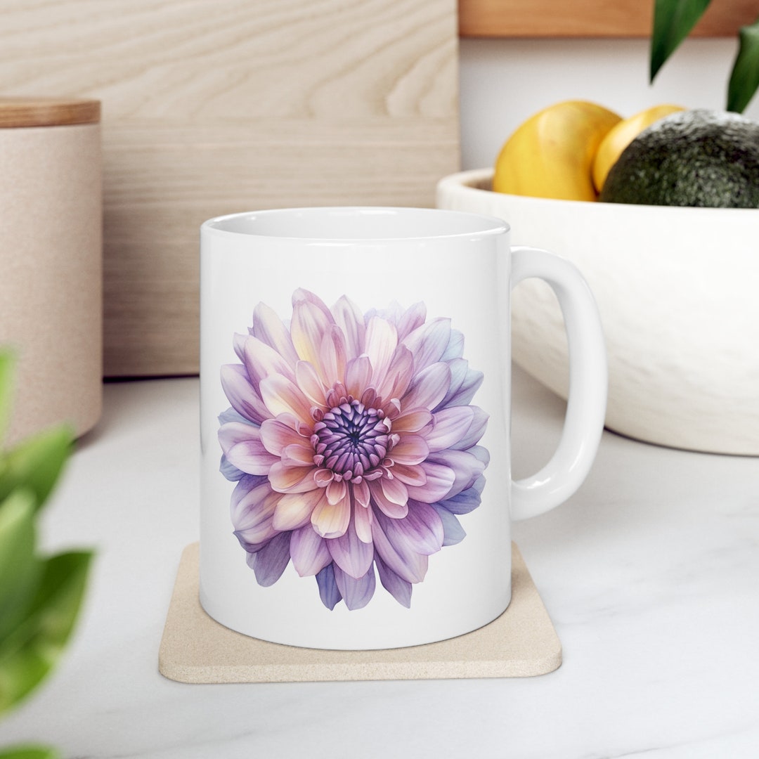 November Birthday Chrysanthemum Mug - Etsy