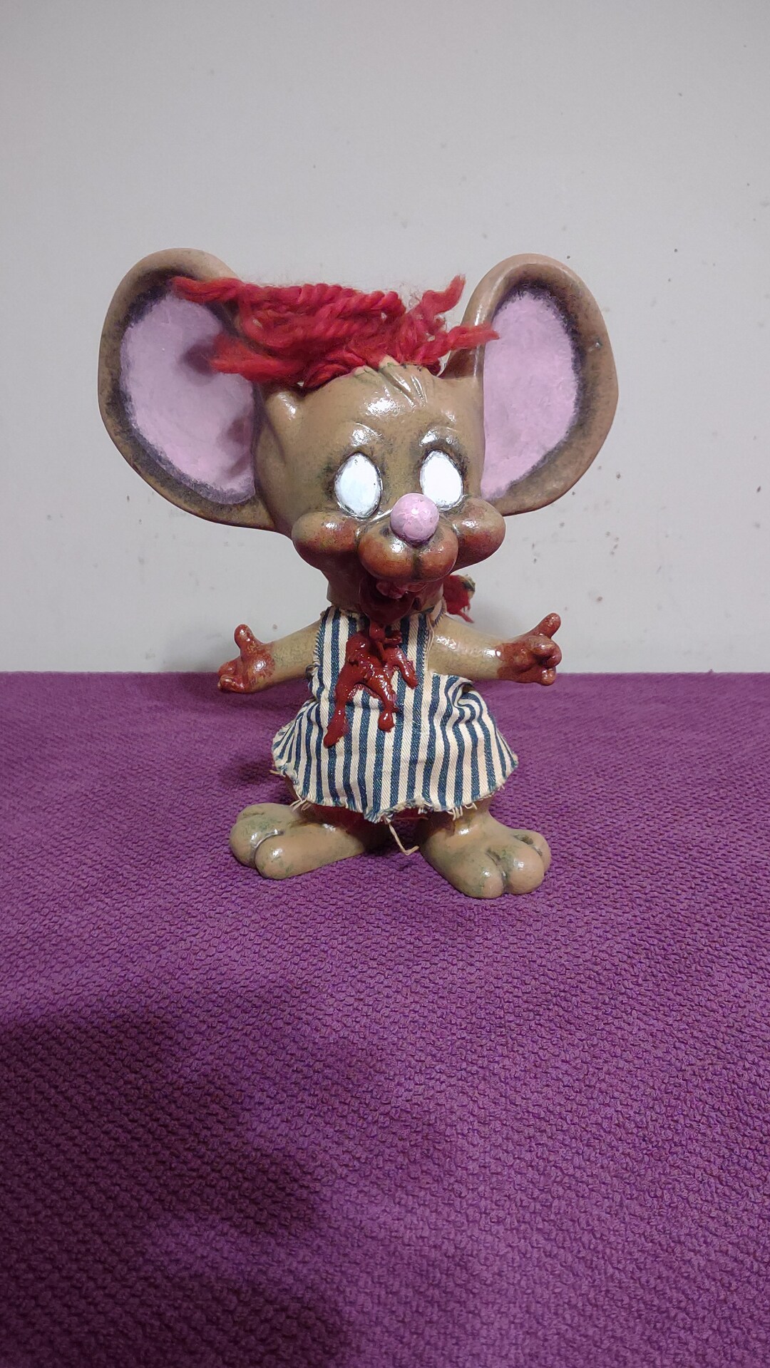 Ooak Vintage Creepy Horror Mouse Doll - Etsy