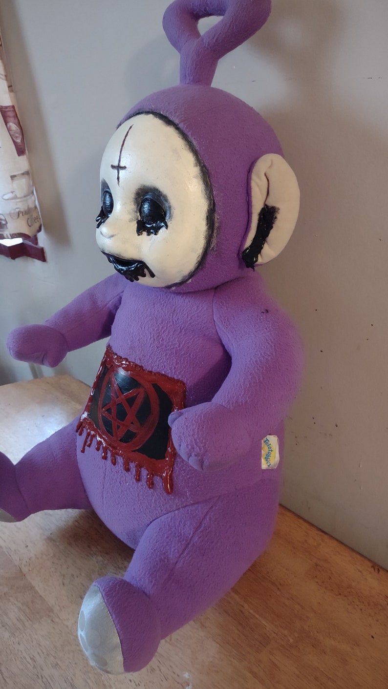 Ooak Possessed Teletubies Tinky Winky 26 Plush/prop Doll - Etsy