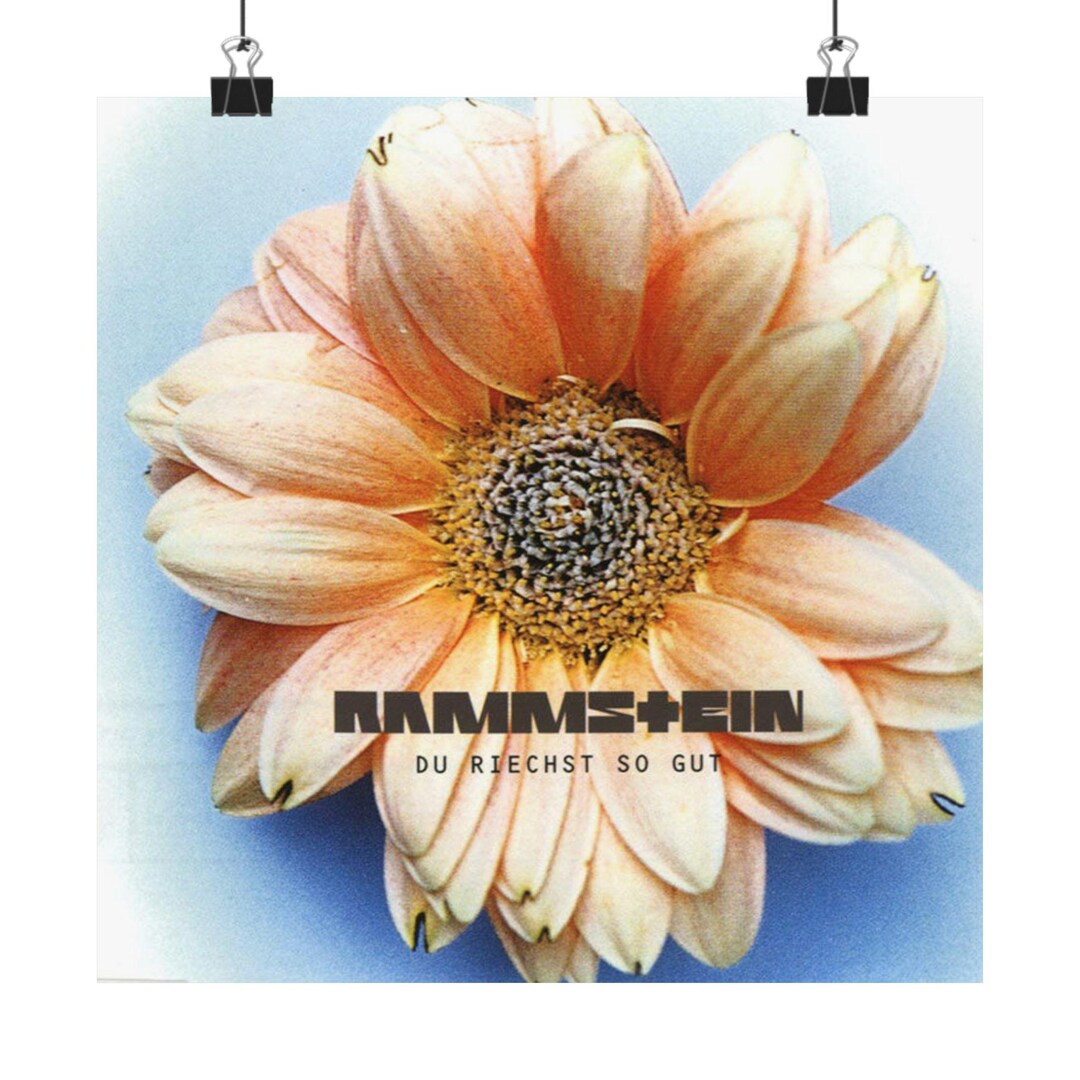 Rammstein Matte Poster, German Metal Rock Wall Art Print, , Gift for ...