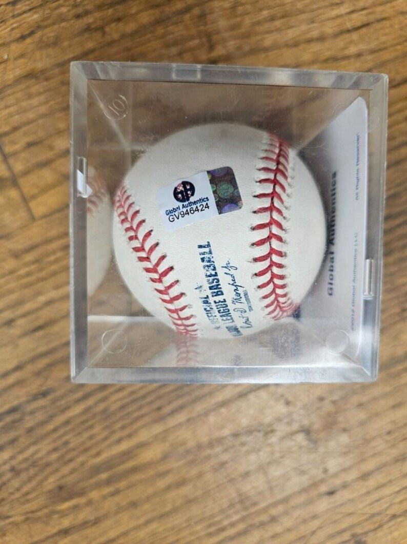 Rawlings Official Hall of Fame Baseball David Ortiz Autographed Authenticated! - Etsy