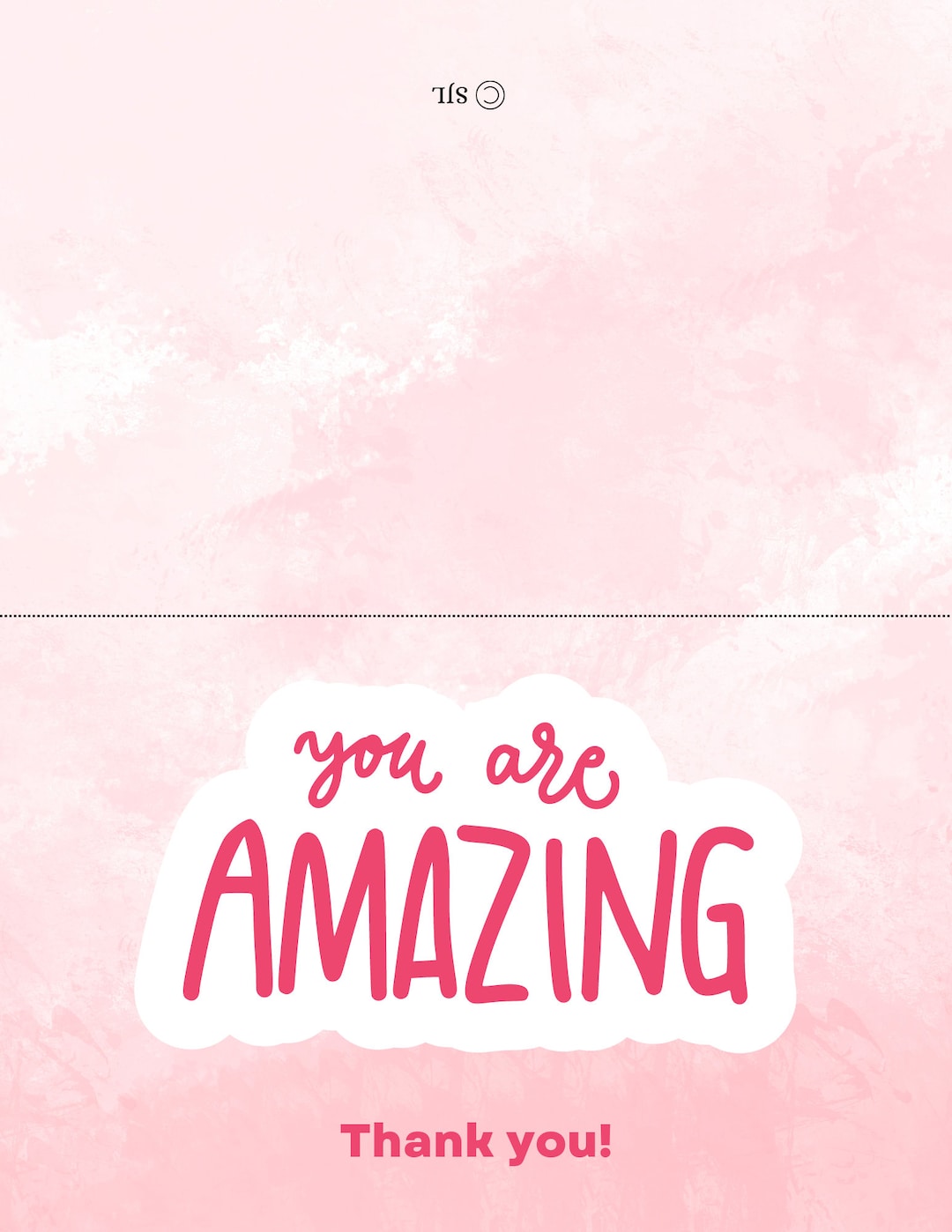 You Are Amazing Thank You Card - Etsy