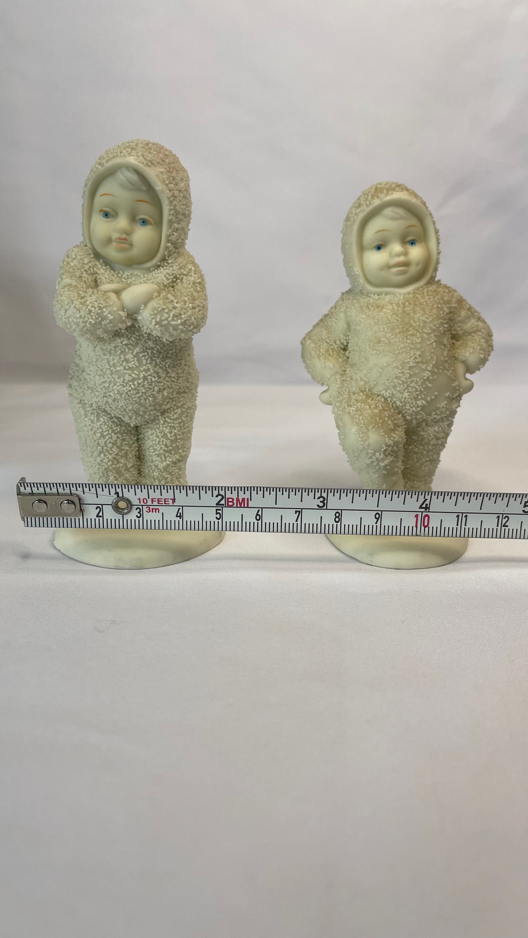 White 4 Department 56 Snowbabies Marching Angel Figurine - Etsy