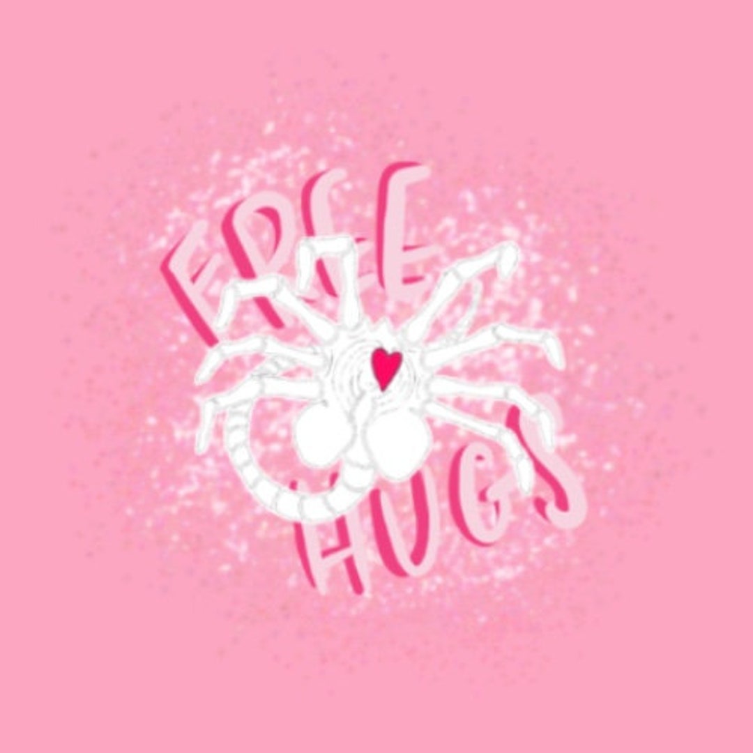 Facehugger Free Hugs Print - Etsy
