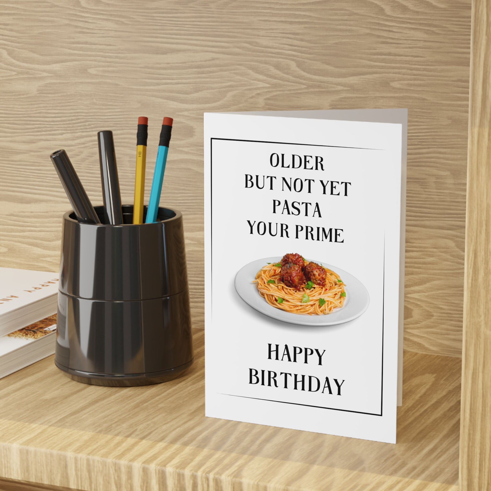 Funny Birthday Card Happy Birthday Card Pasta Birthday Card - Etsy