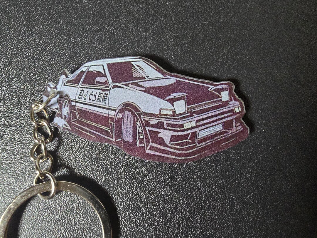 Initial D AE86 Hachiroku Keychain/anime Keychain - Etsy