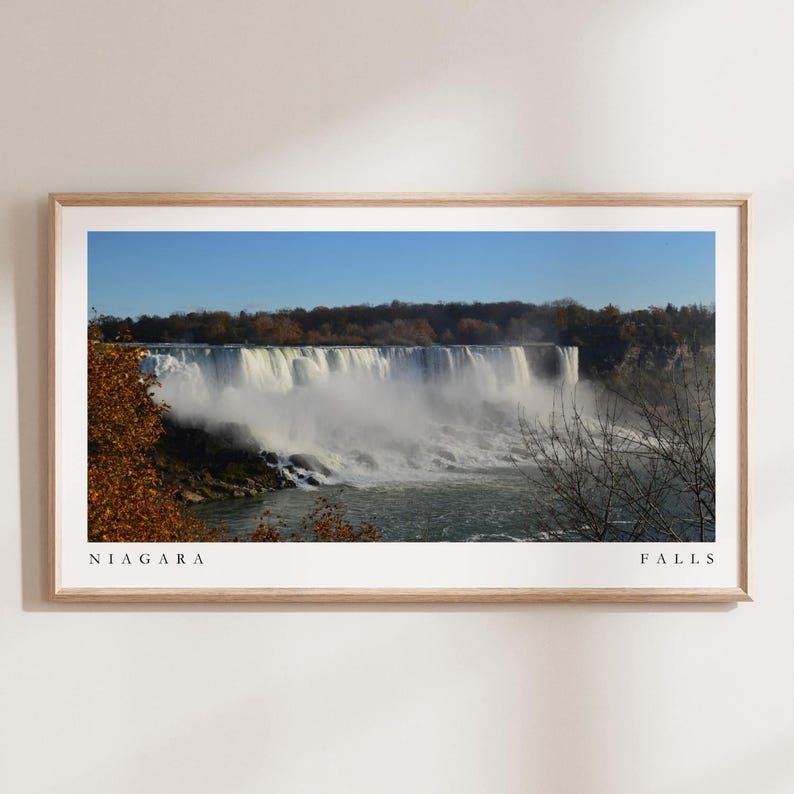 Niagara Falls Photo for Samsung Frame TV, Travel Art (digital Download ...
