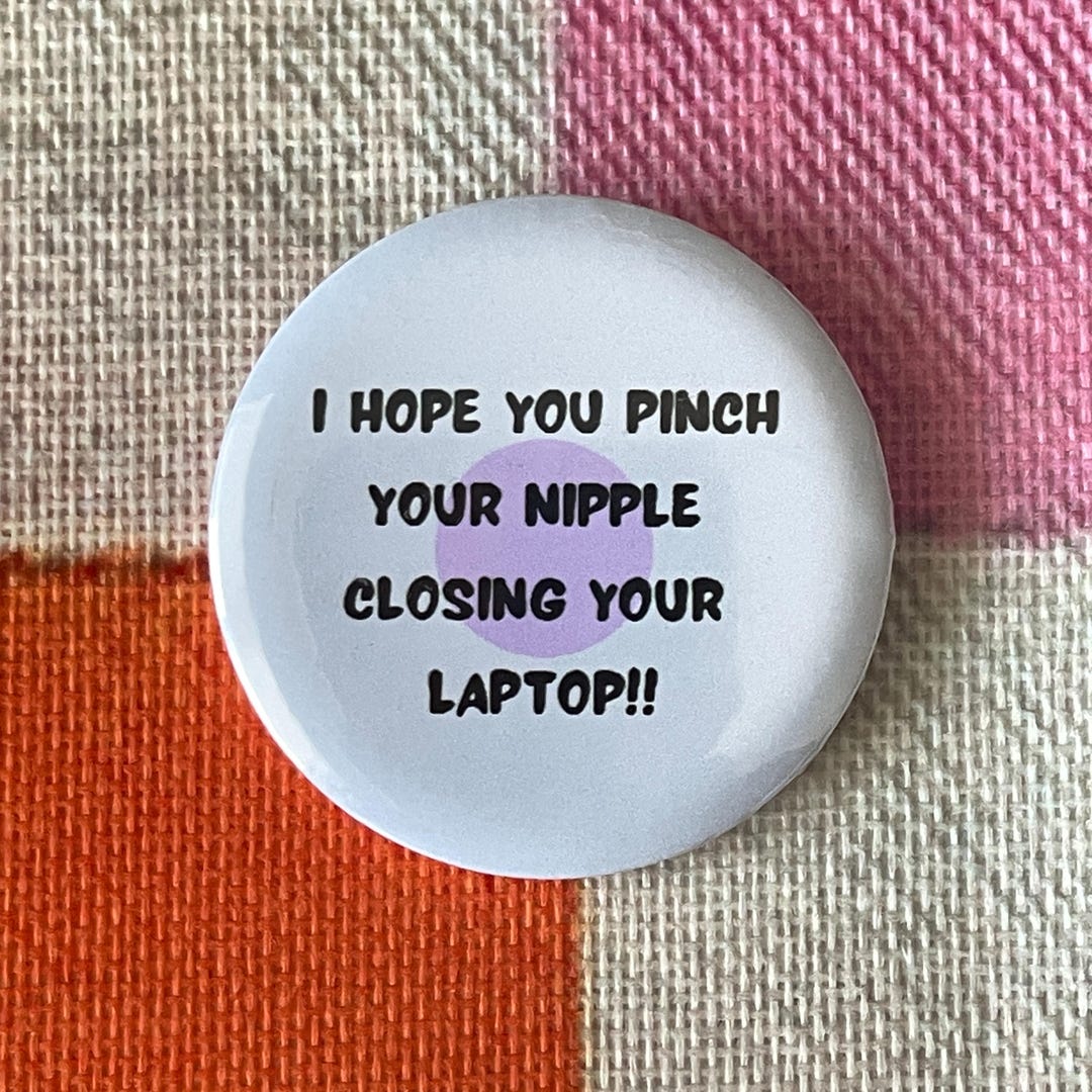 Funny Nipple Pinch Button - Adult Gag Gift - Cheeky Party Favor - Etsy
