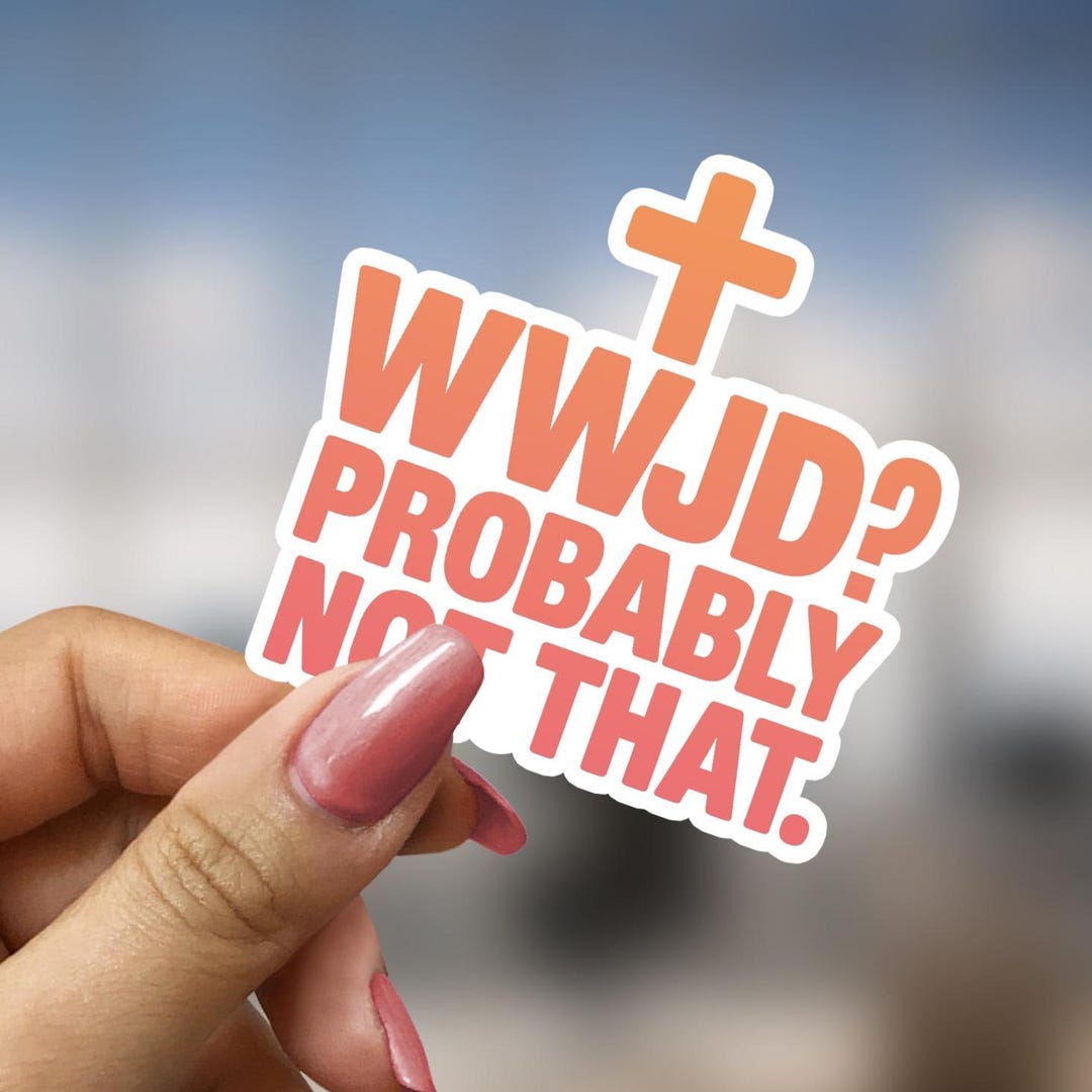 Funny Religious Sticker Bible Verse Humor Gift for Christian Friends ...