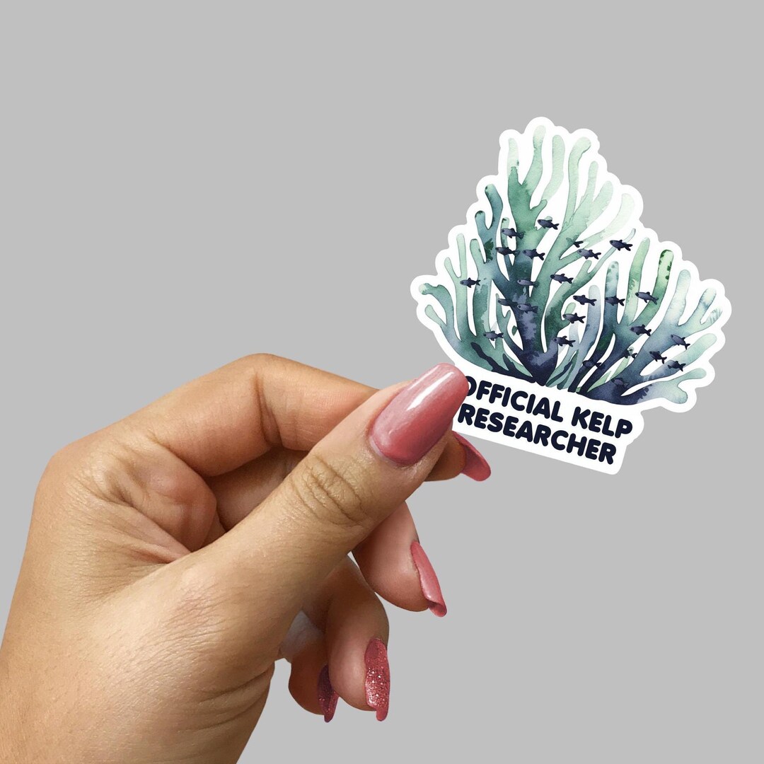 Marine Life Transparent Sticker Kelp Researcher Gift Vinyl Decal for ...