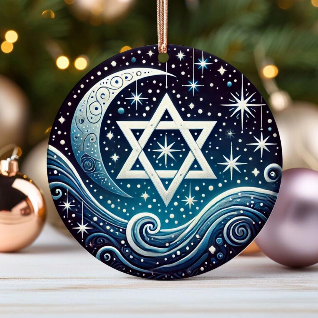Jewish Star of David Decoration Hanukkah Ornament Stunning Judaica ...