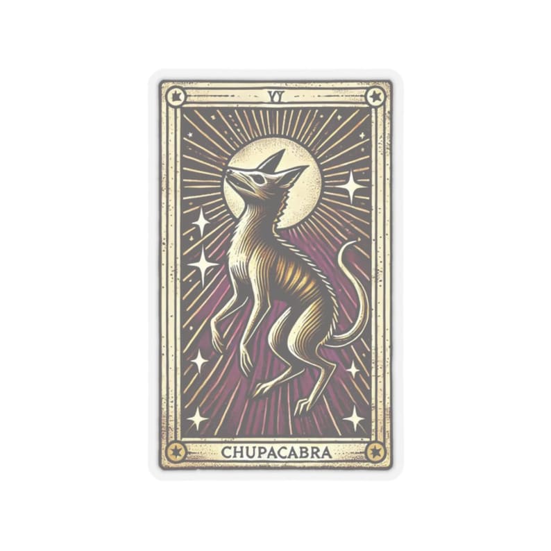 Chupacabra Sticker Gift for Cryptid Hunter Folklore Collector ...