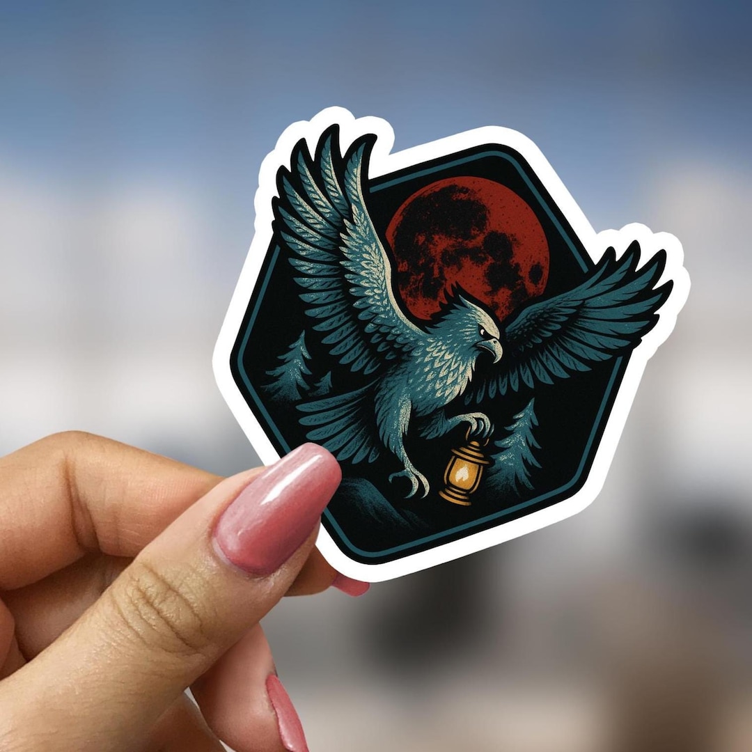 Thunderbird Cryptid Sticker Gift for Folklore Enthusiast Mythical Bird ...