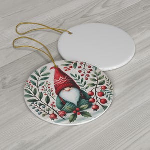 Rustic Winter Berry Ornament Christmas Gnome Holiday Decoration for ...