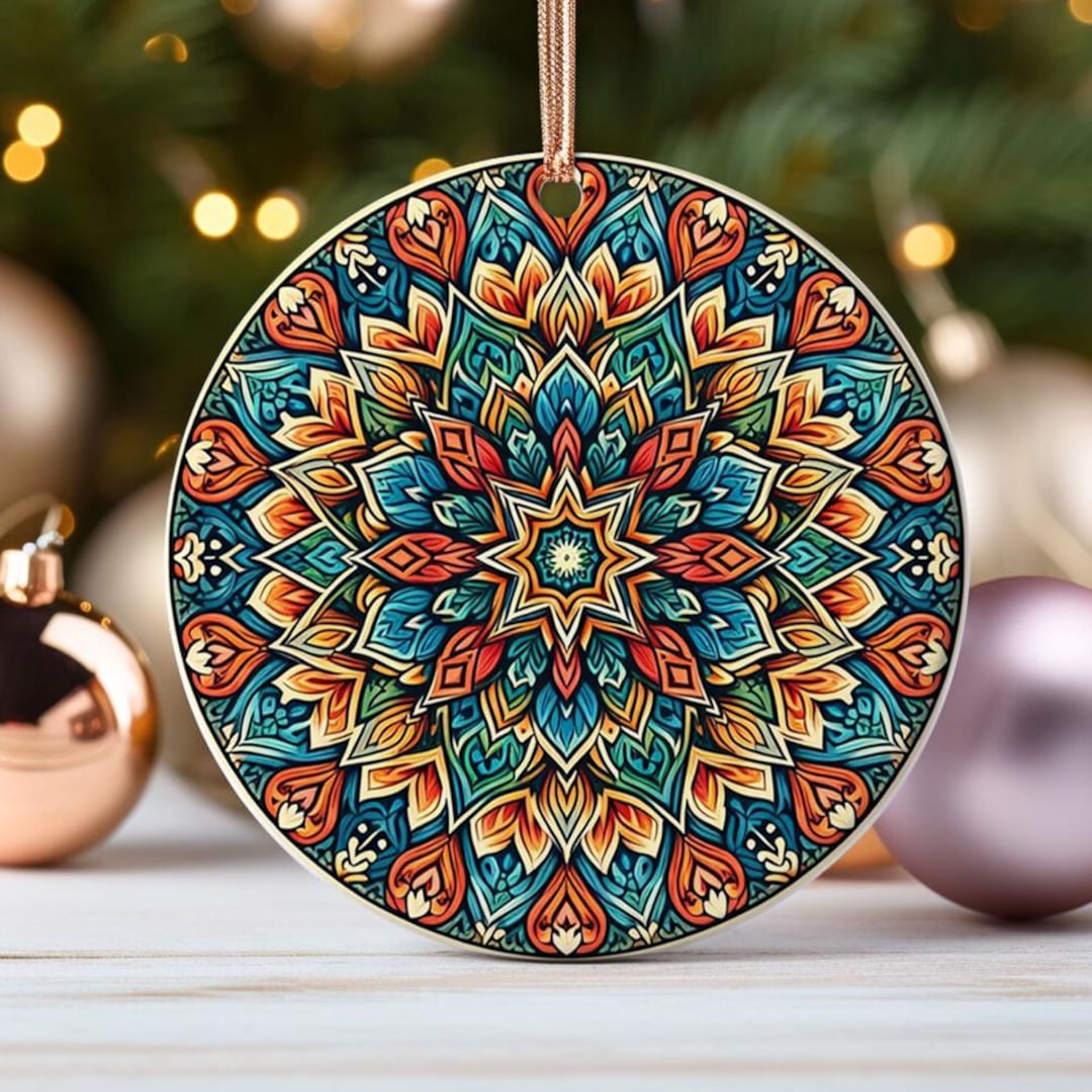 Traditional Lebanese Tile Ornament Wildlife Holiday Keepsake Nature ...