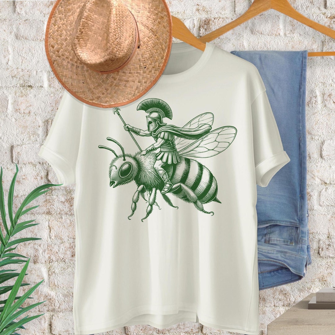 Beekeeper Shirt Honey Bees Roman Warrior Tee Retro Apiculture Funny Bee ...