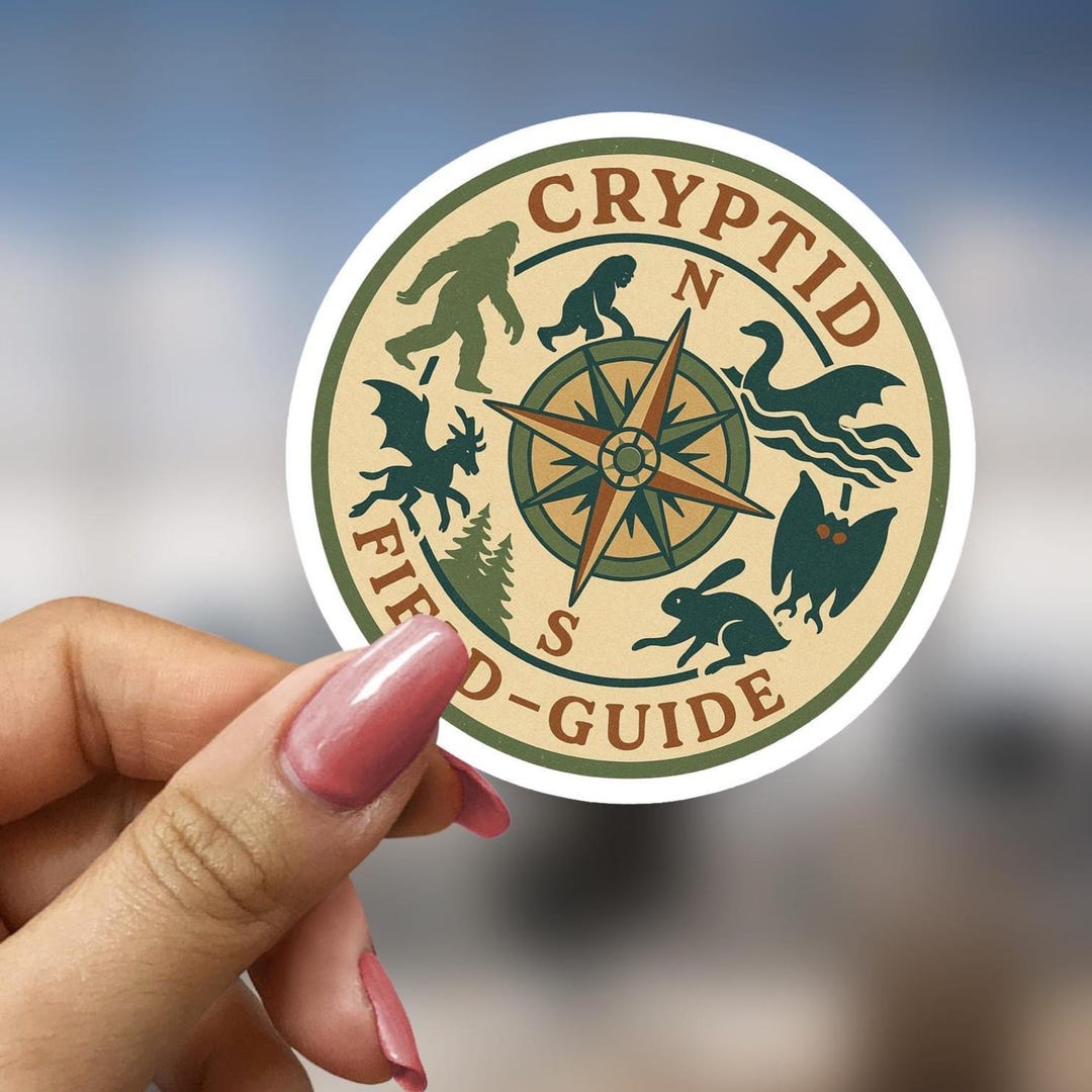 Jackalope Cryptid Sticker Wendigo Cryptid Sticker Gift for Folklore ...