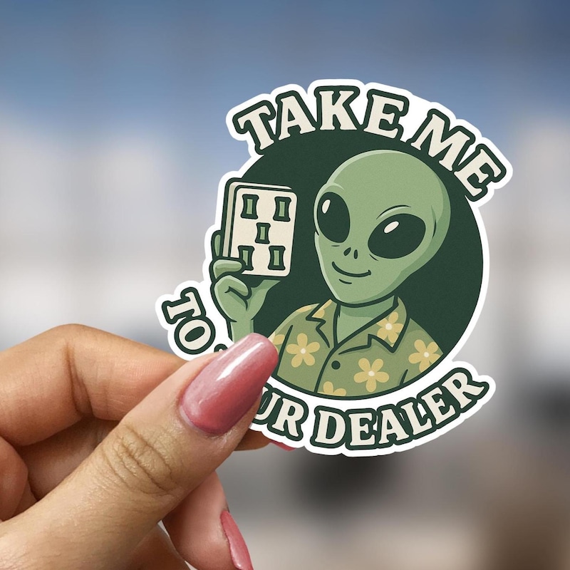 Alien Tile - Etsy
