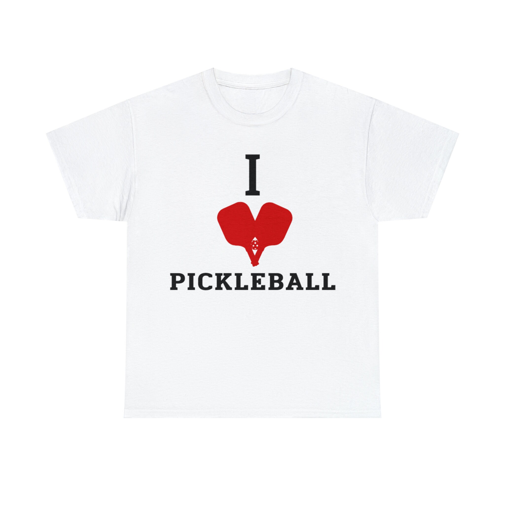 I Love Pickleball Tee White - Etsy