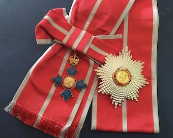Order of the BRITISH EMPIRE CBE Neck Full Size Royal Medal Insignia ...