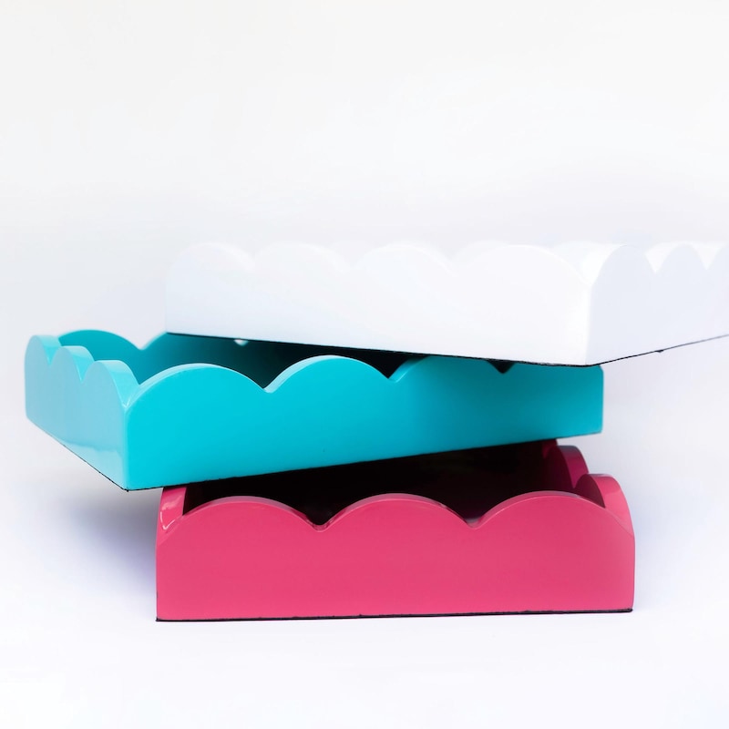 Pink Coffee Table Trays - Etsy