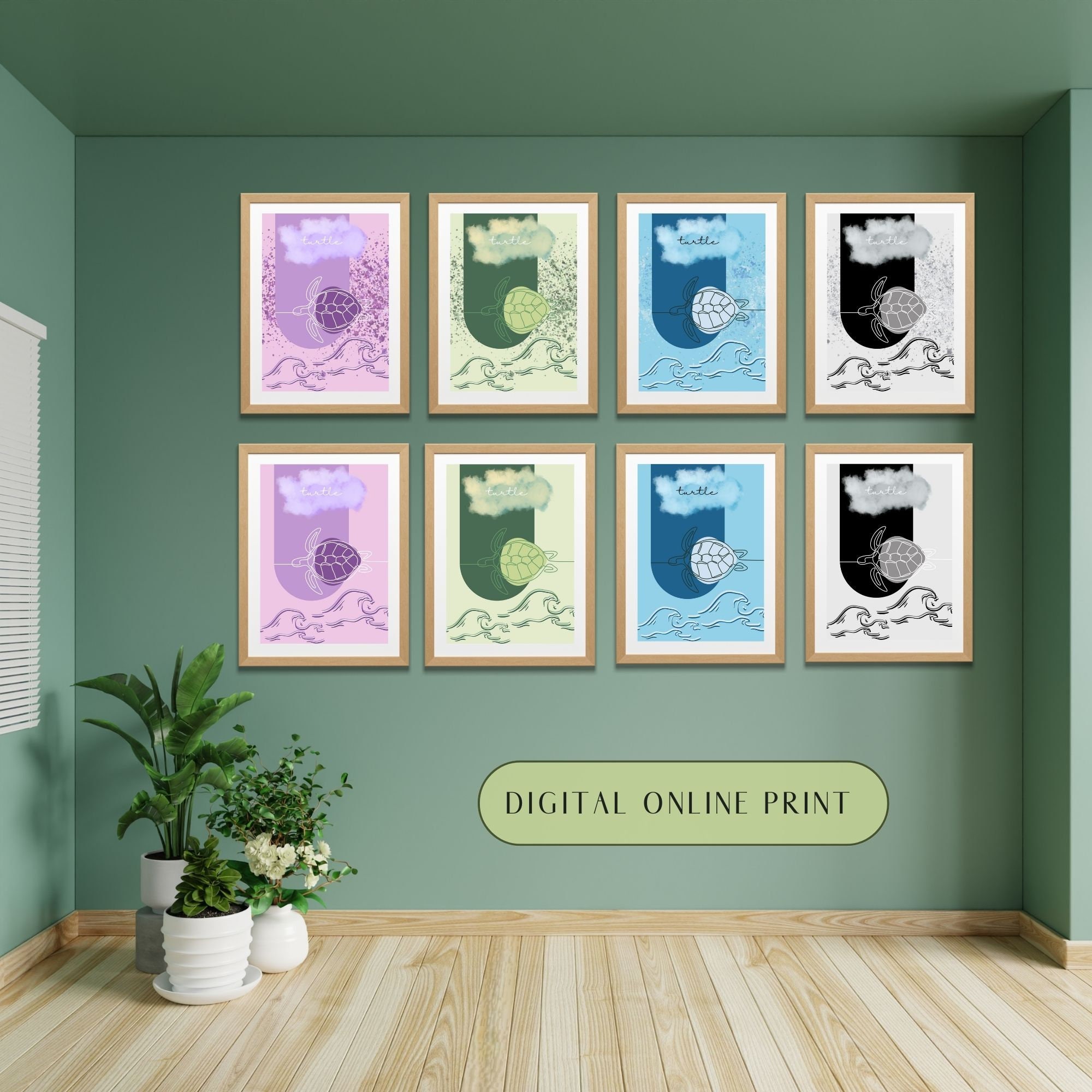 Digital Download Poster Art-line Art Pattern-poster for Boys and Girls ...