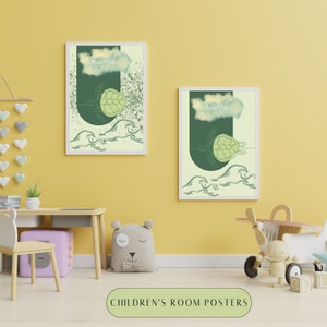 Digital Download Poster Art-line Art Pattern-poster for Boys and Girls-for Nursery Rooms-div ...