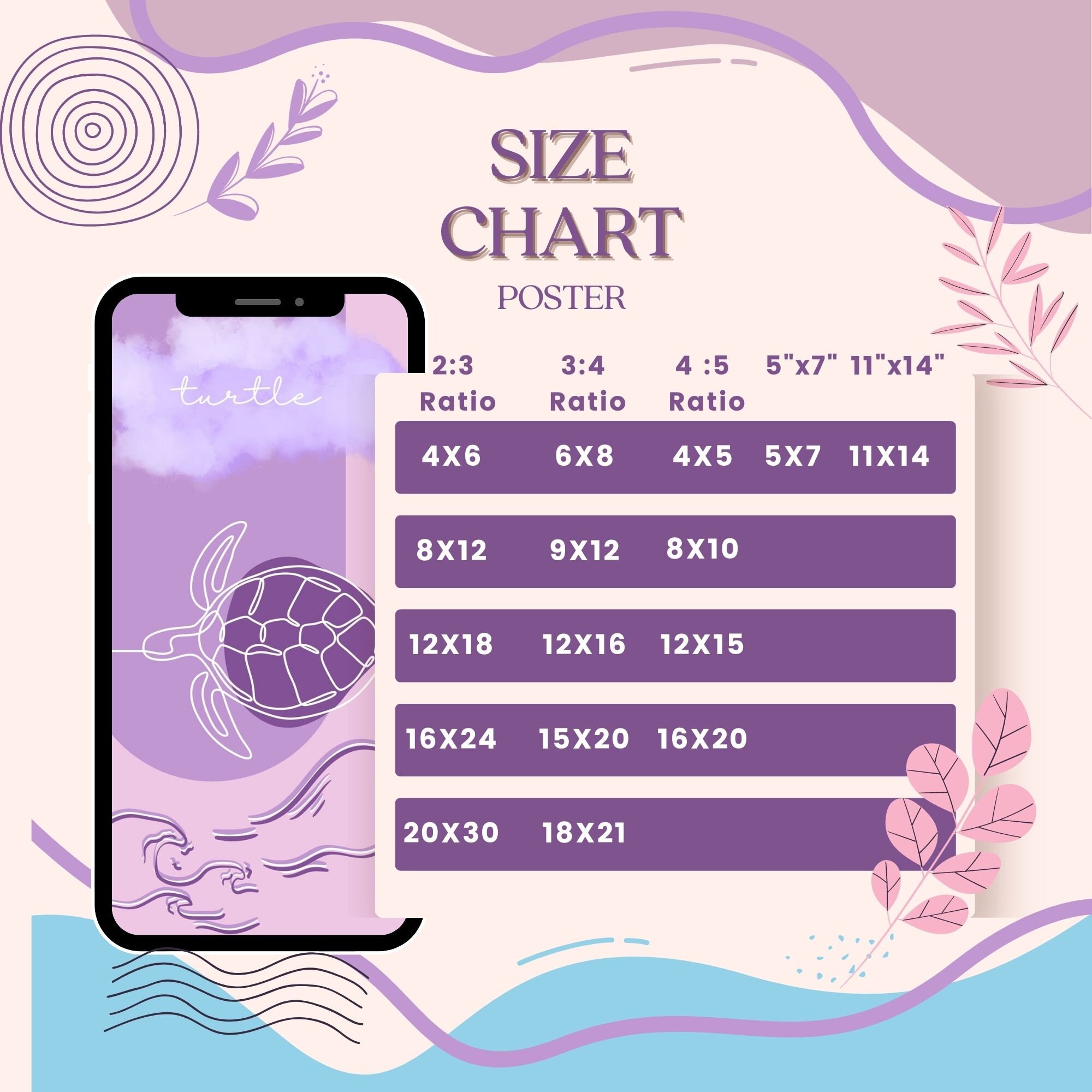 Digital Download Poster Art-line Art Pattern-poster for Boys and Girls-for Nursery Rooms-div ...