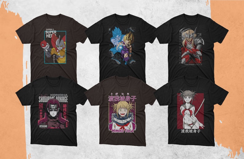 100+ Anime Designs Bundle V4 - Etsy
