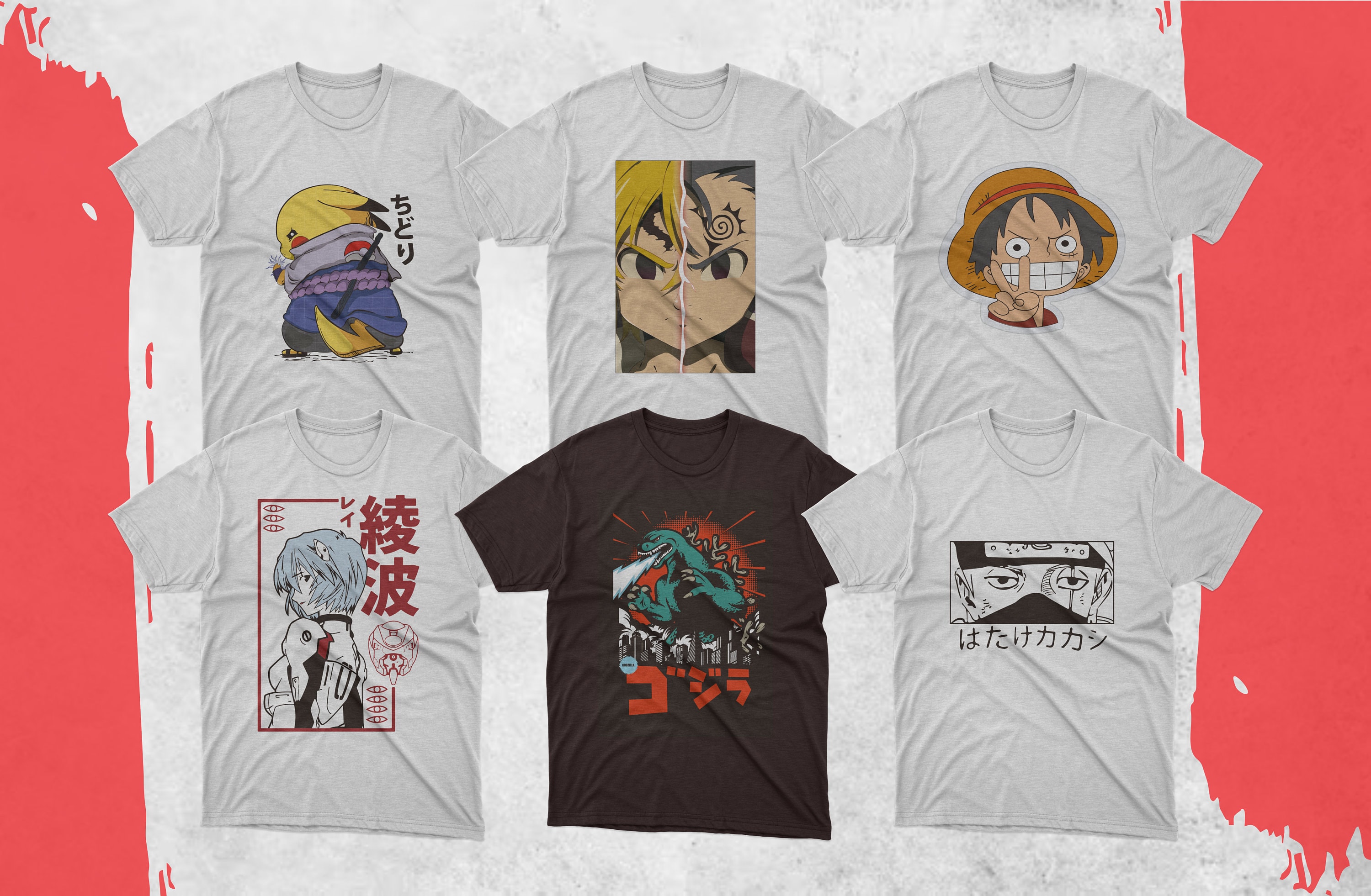 50+ Anime Designs Bundle V3 - Etsy