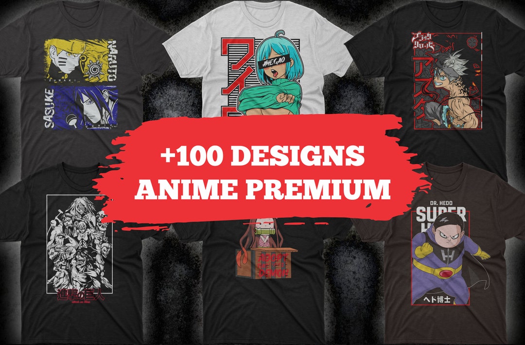 100+ Anime Designs Bundle V4 - Etsy