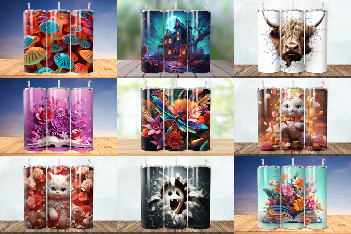 140+ Tumbler Designs Vol.1 | PNG - Etsy
