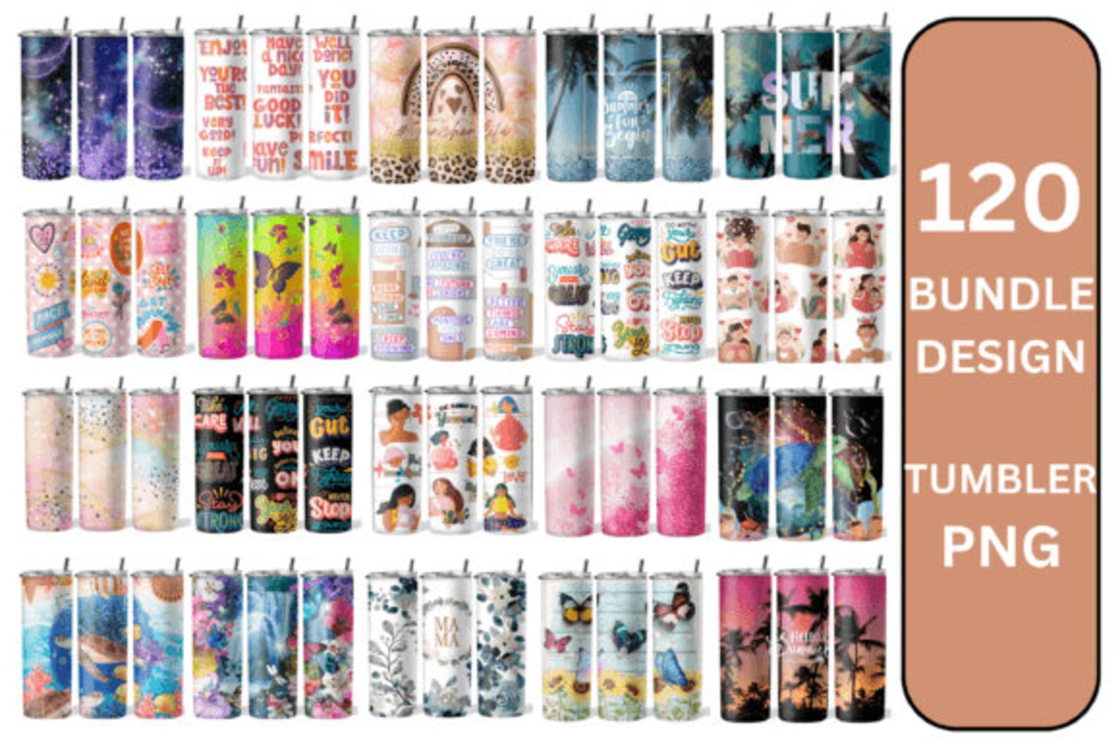110+ Tumbler Designs - Etsy