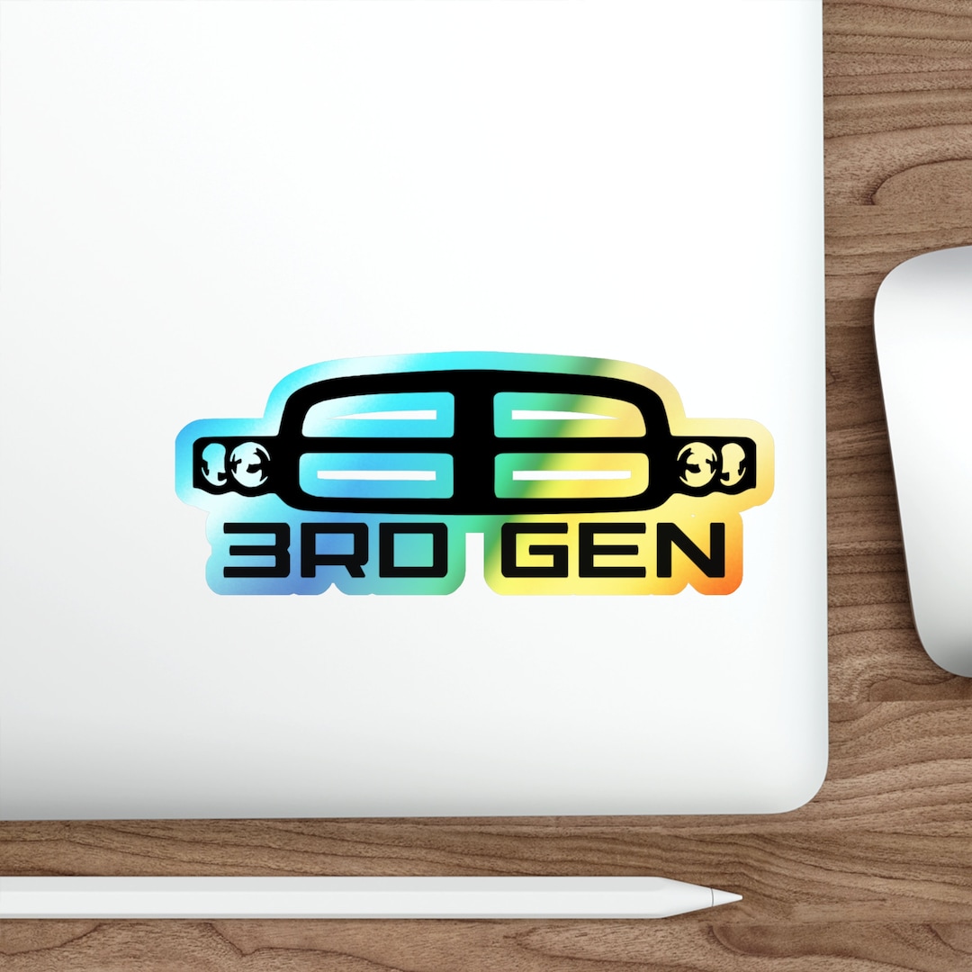 3rd Gen Grille Holographic Sticker - Etsy