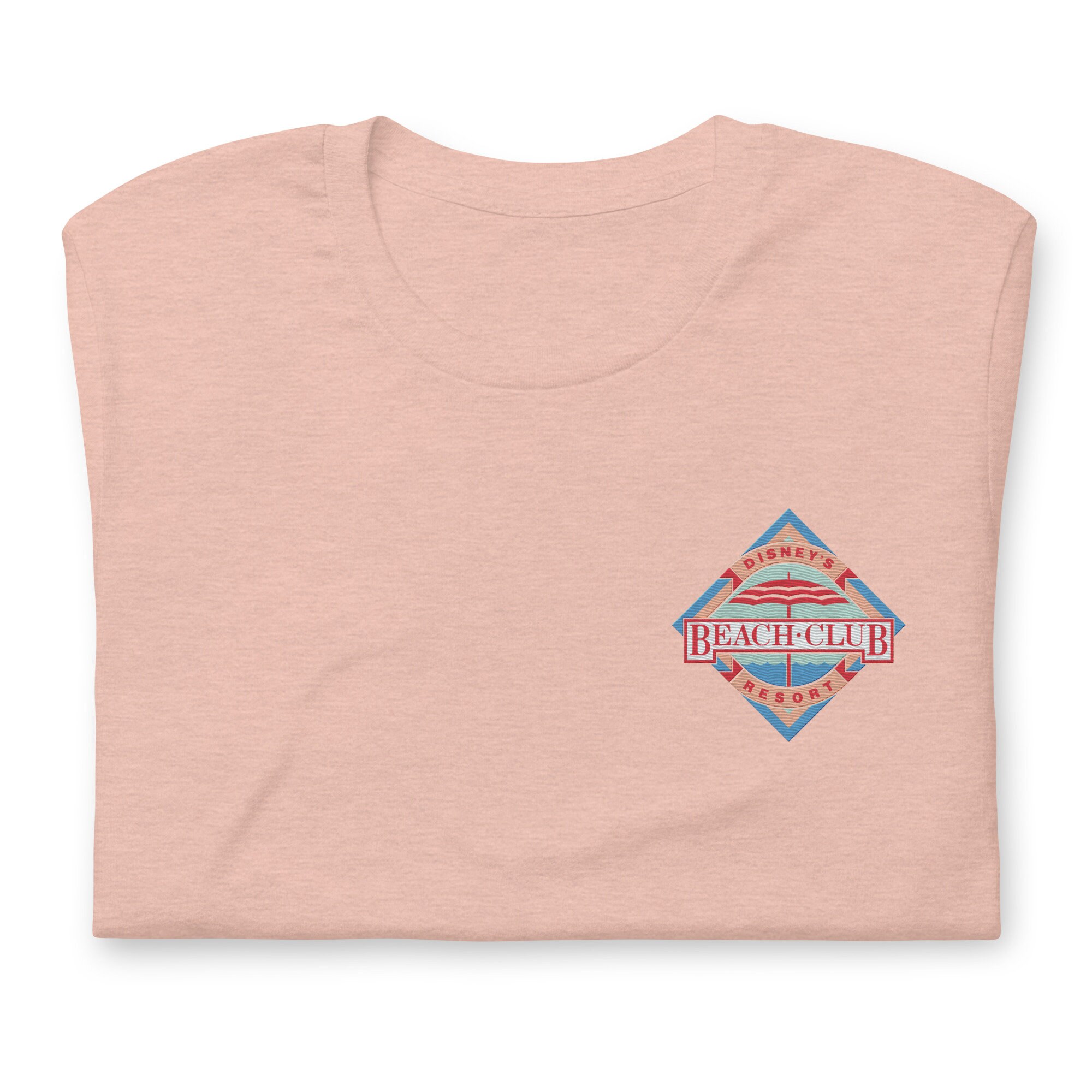 Beach Club Resort Embroidered Tee Disneys Beach Club Shirt - Etsy
