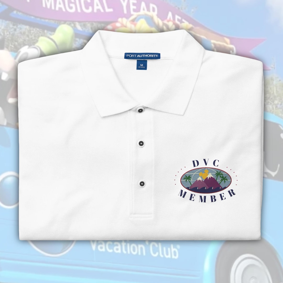 Disney Vacation Club Retro Logo Relaxed Fit Embroidered Polo | DVC ...