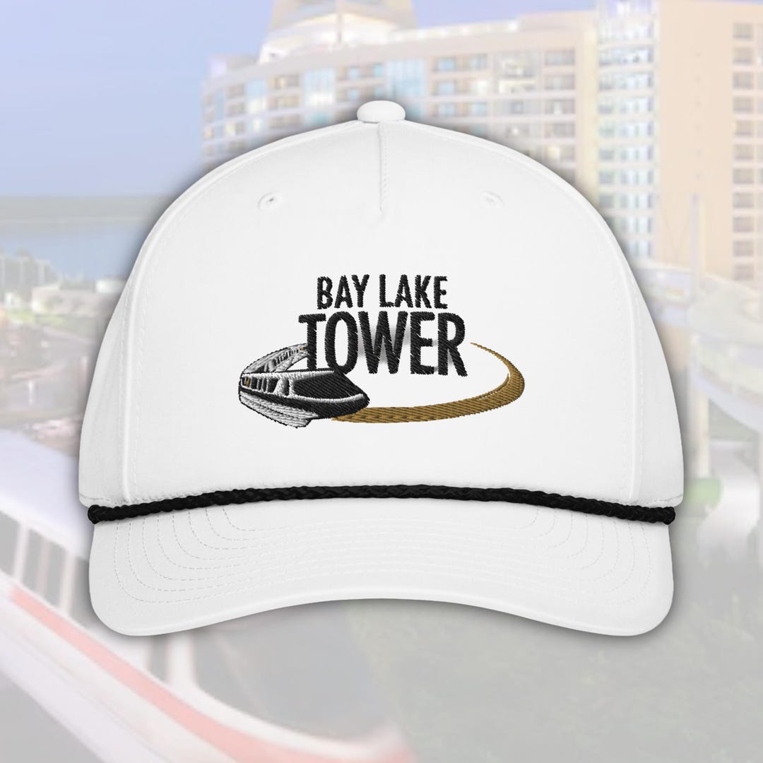 Bay Lake Tower Monorail Rope Hat | Contemporary Resort DVC Cap | Disney ...