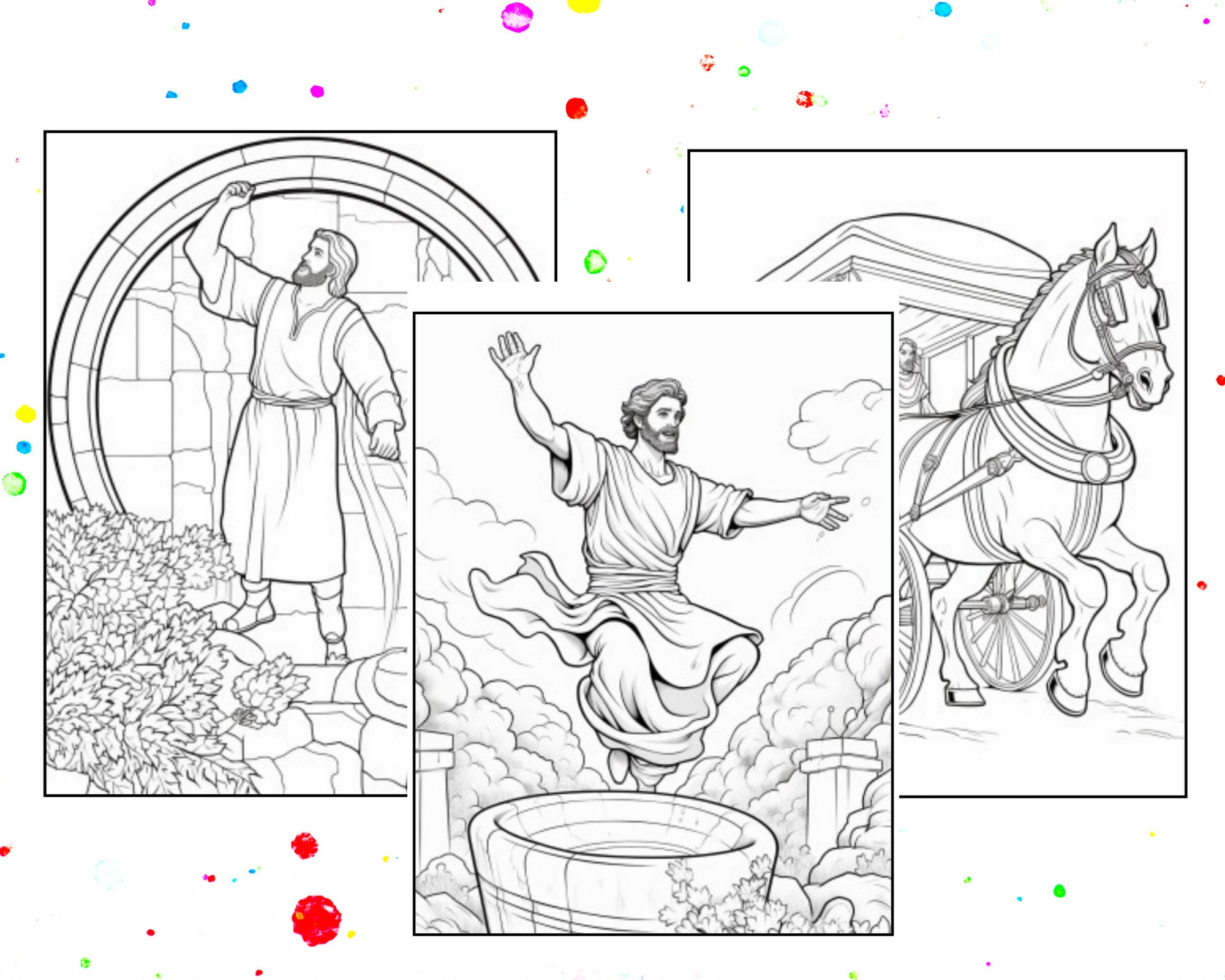 Bible Coloring Pages for Kids - Interactive and Educational Fun ...