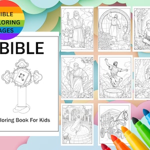 Bible Coloring Pages for Kids - Interactive and Educational Fun ...