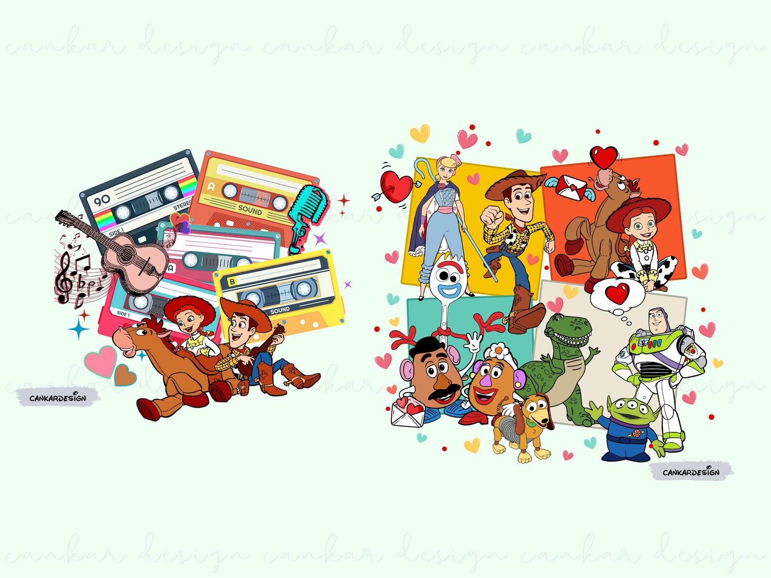 Valentines Toy Story Png Bundle, Happy Valentines Day Png, Toy Story ...