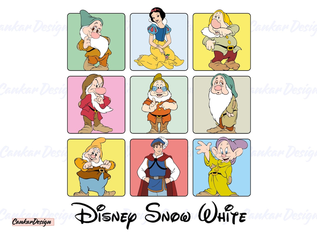 Snow White Characters Png, Snow White Princess Png, Seven Dwarf Png ...