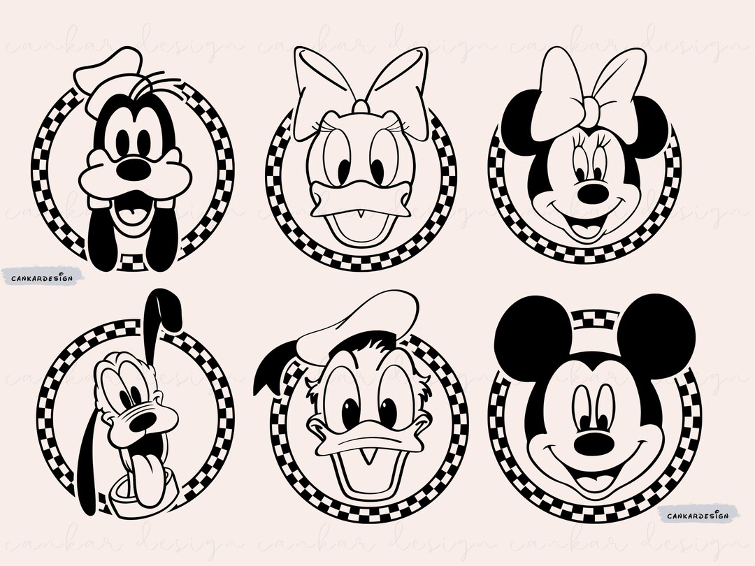 Mouse Vector Svg Bundle, Mouse Head and Friends Png, Mouse Faces Svg ...
